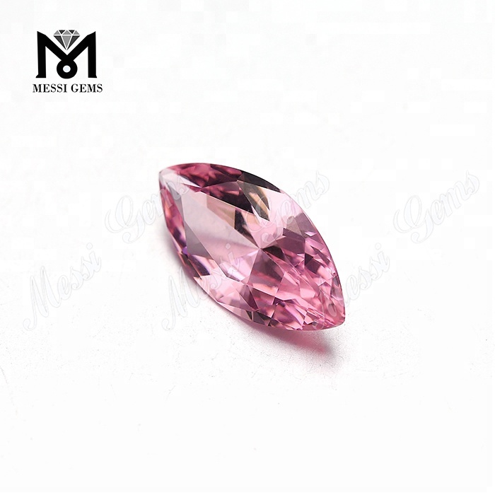 #28 Morganite Color Nanosital Marquise Cut Nanosital Gemstone